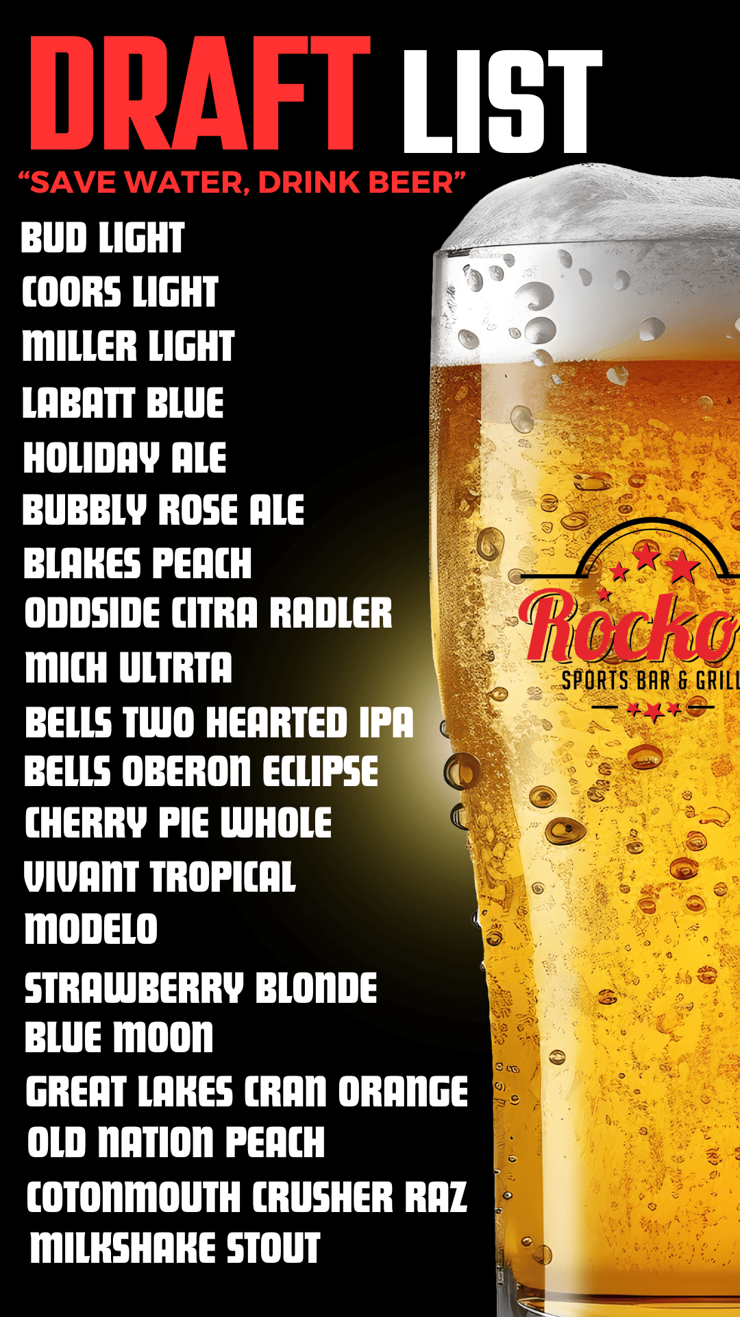 Rocko's Bar & Grill at Lansing Michigan | Zap Zone XL – Food, Drinks ...